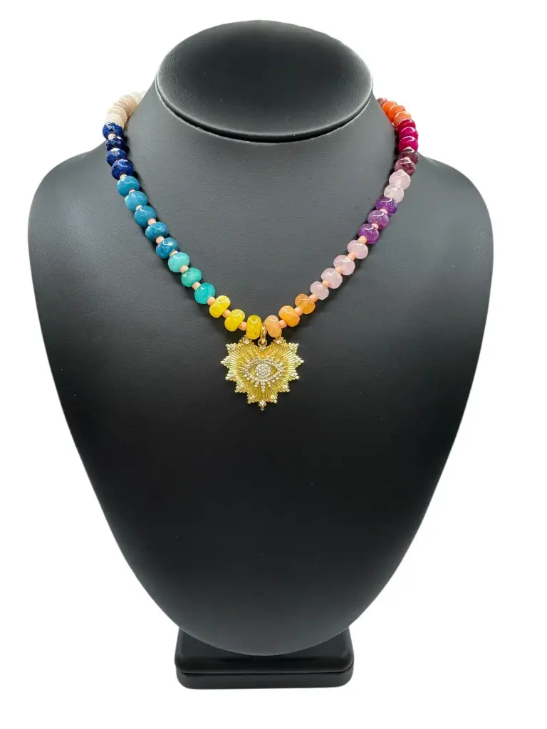 Sunbeam Spectrum Necklace | Diamonds by Drish